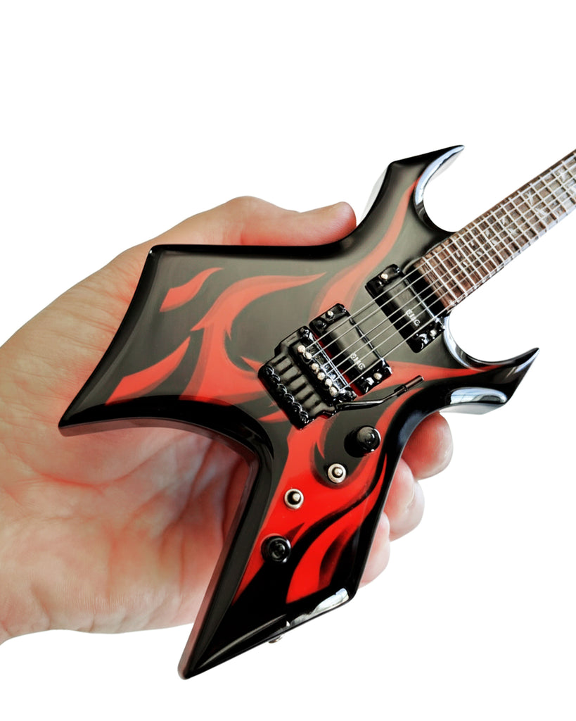 Official B.C. Rich® Kerry King Flame Wartribe Warlock® Mini Guitar ...